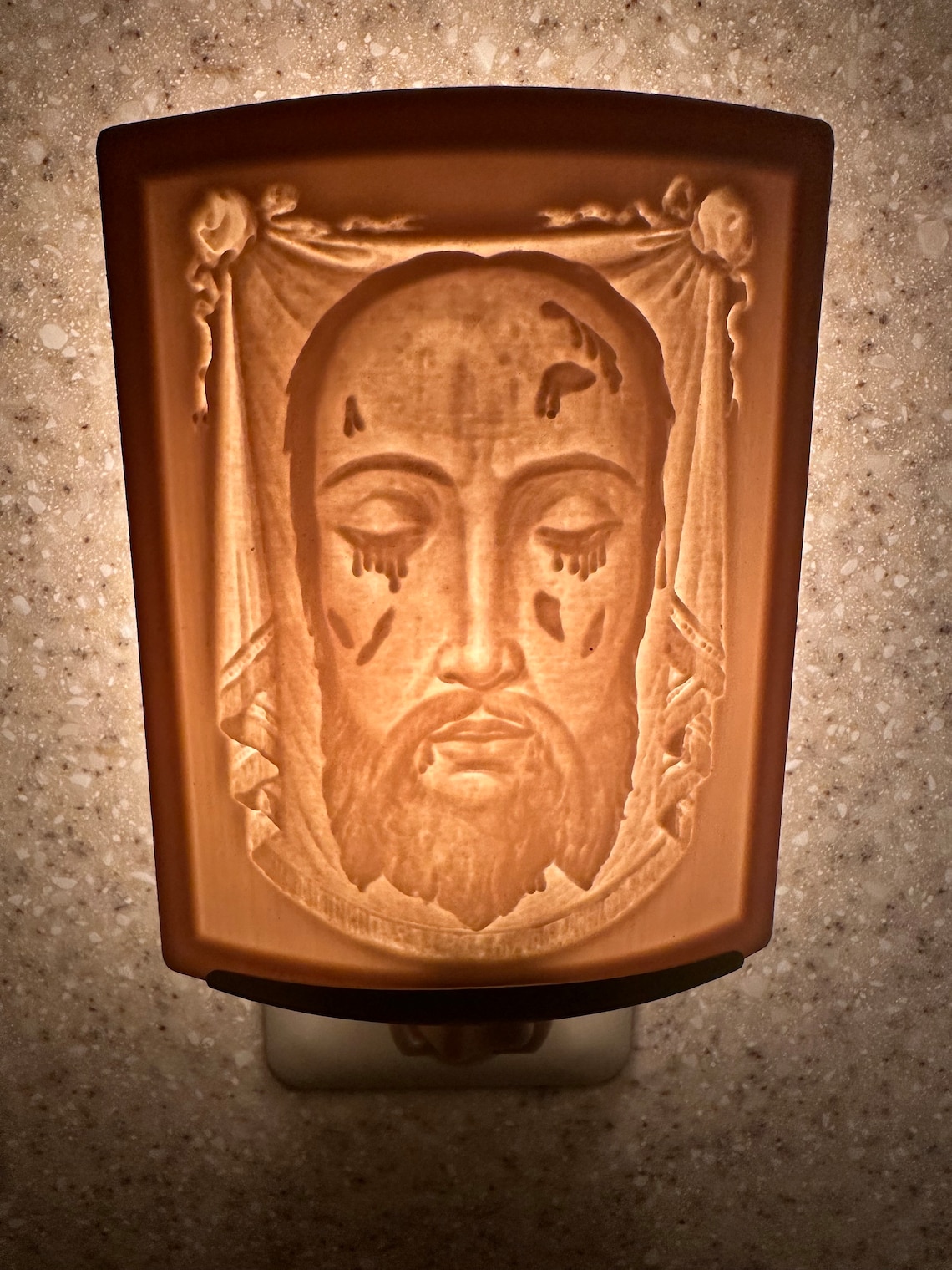 Holy Face of Jesus Porcelain Lithophane Night Light - Etsy