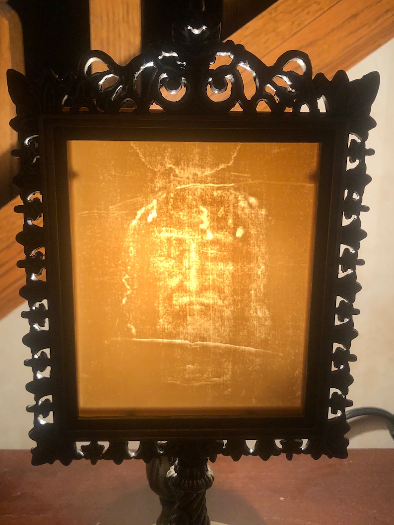 Holy Face of Jesus Porcelain Lithophane (19th C Throwback) - Shroud of ...