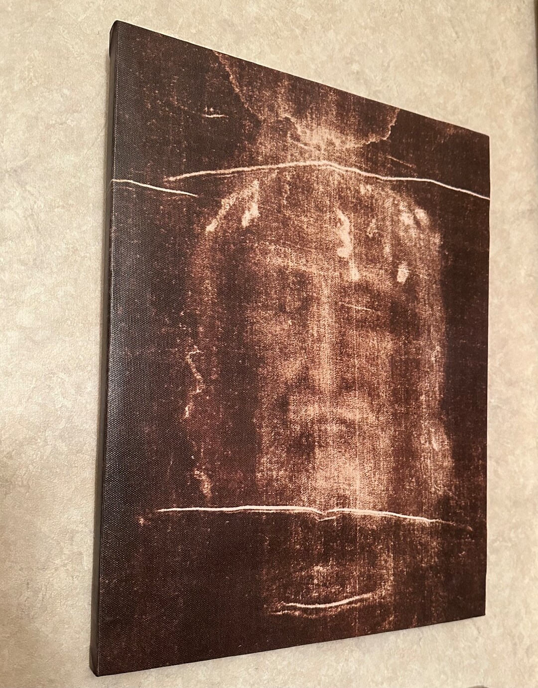Shroud of Turin 11x14 CANVAS Image - Holy Face of Jesus - Etsy