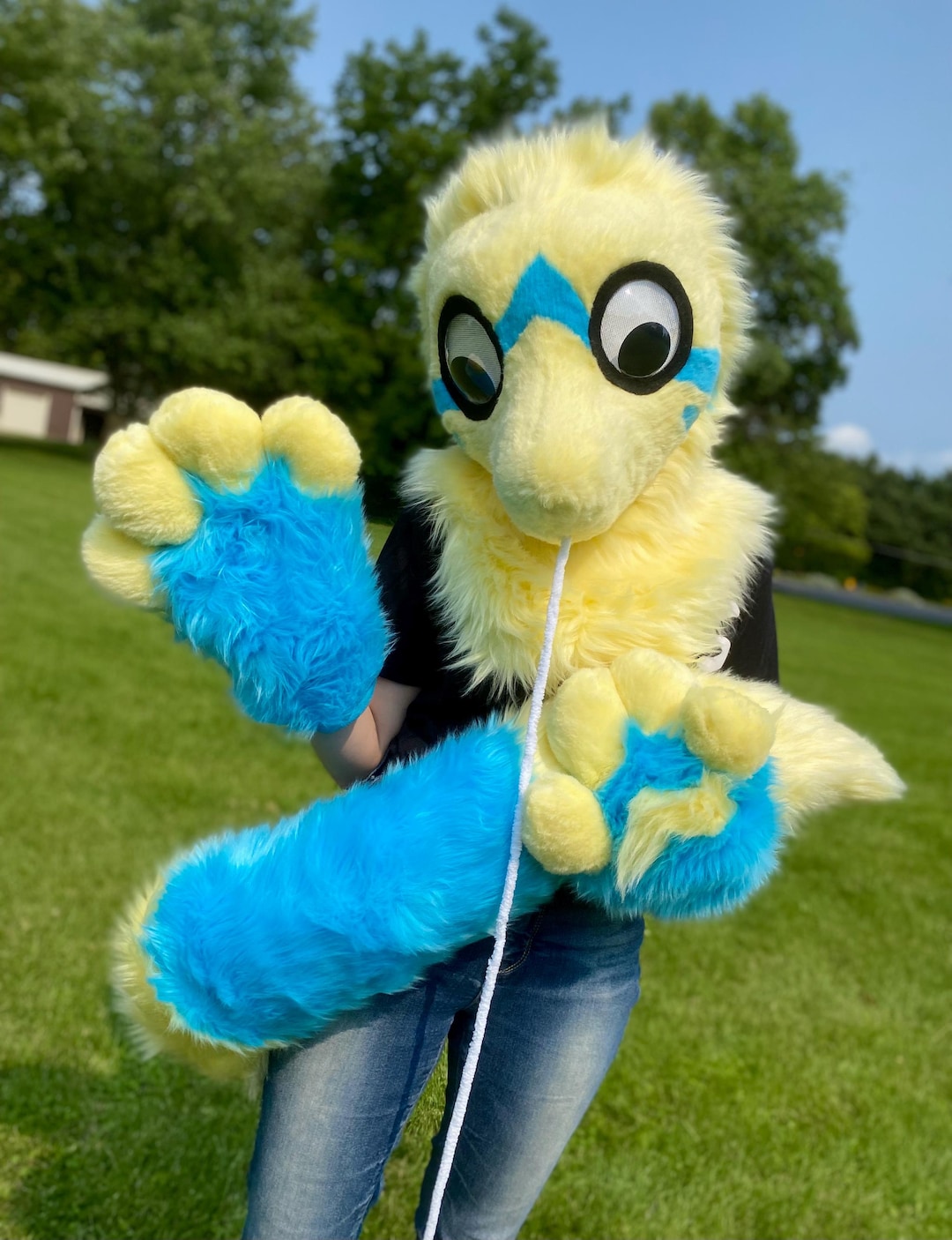 Worm on a String Mini Partial Fursuit - Etsy