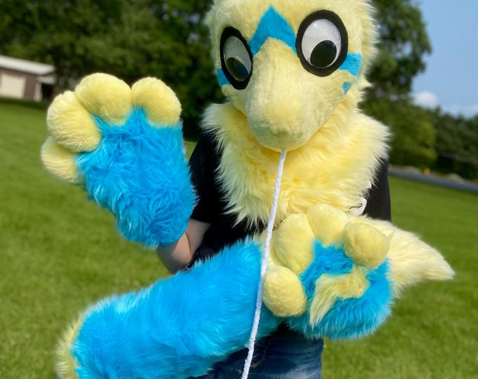 Worm on a String Mini Partial Fursuit - Etsy