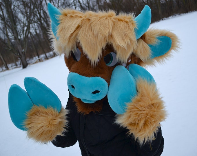Premade Highland Cow Fursuit Mini Partial - Etsy