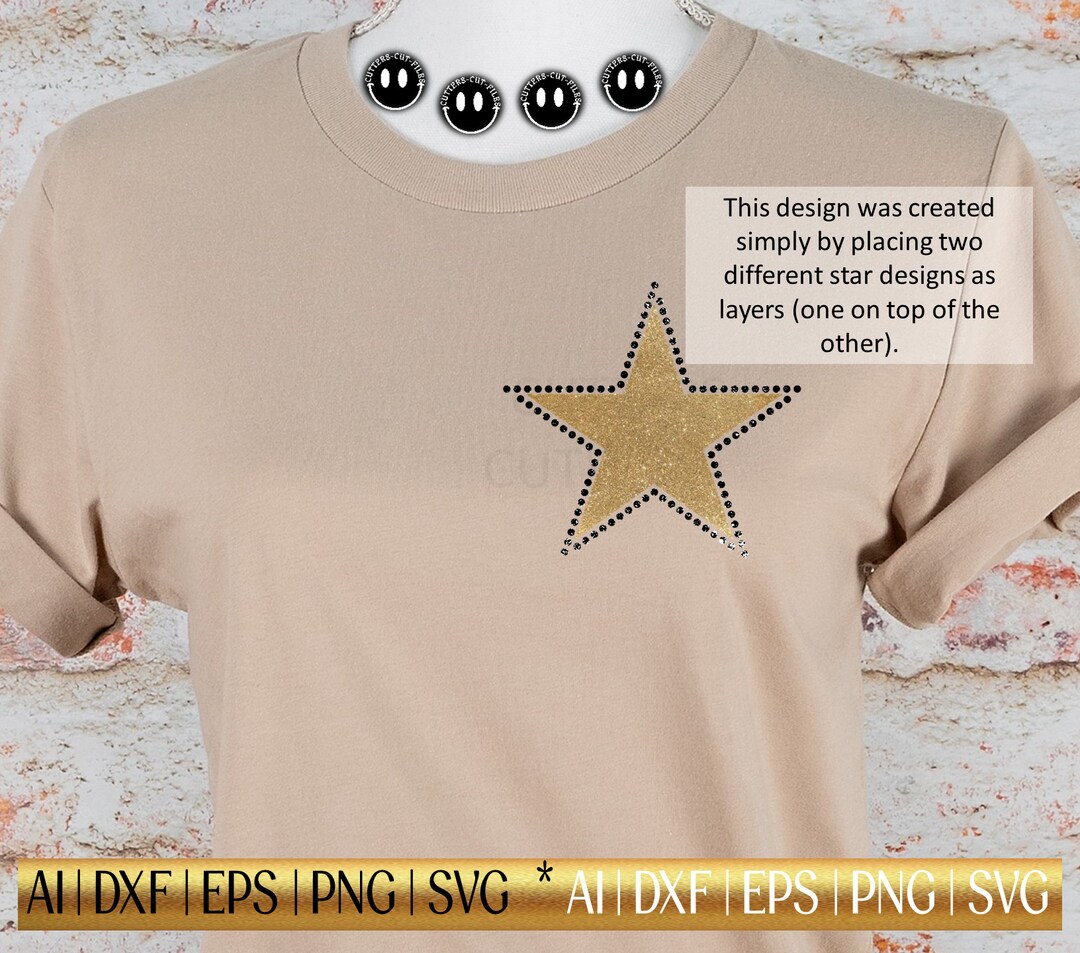 Star Rhinestone Svg, Gold Star, Star Png, Star Template, Gold, Shape ...
