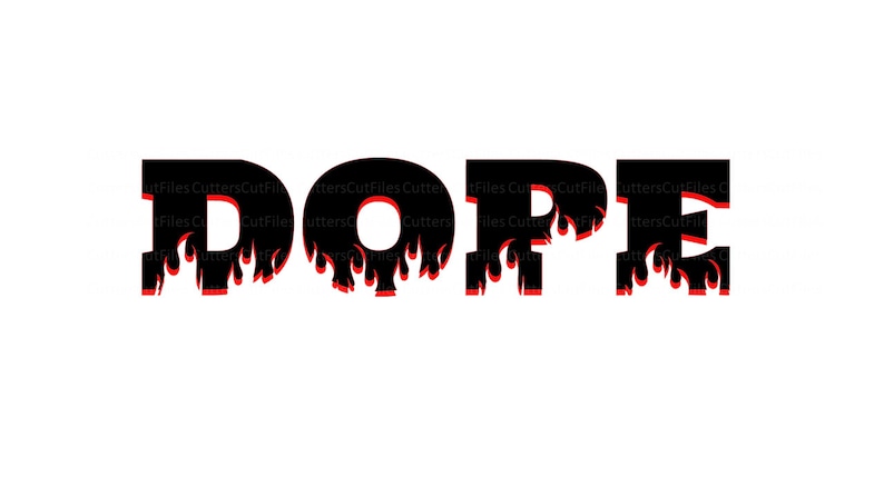 Dope Svg, Svg , Dope Multi-color Design, T-shirt Design, Cut Files ...