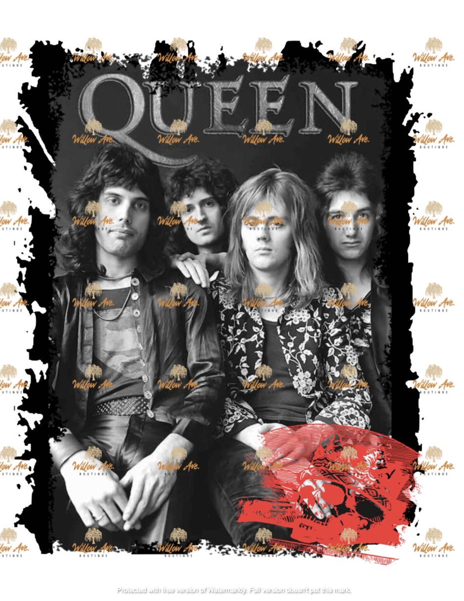 Queen band png-queen band sublimation-queen band design | Etsy