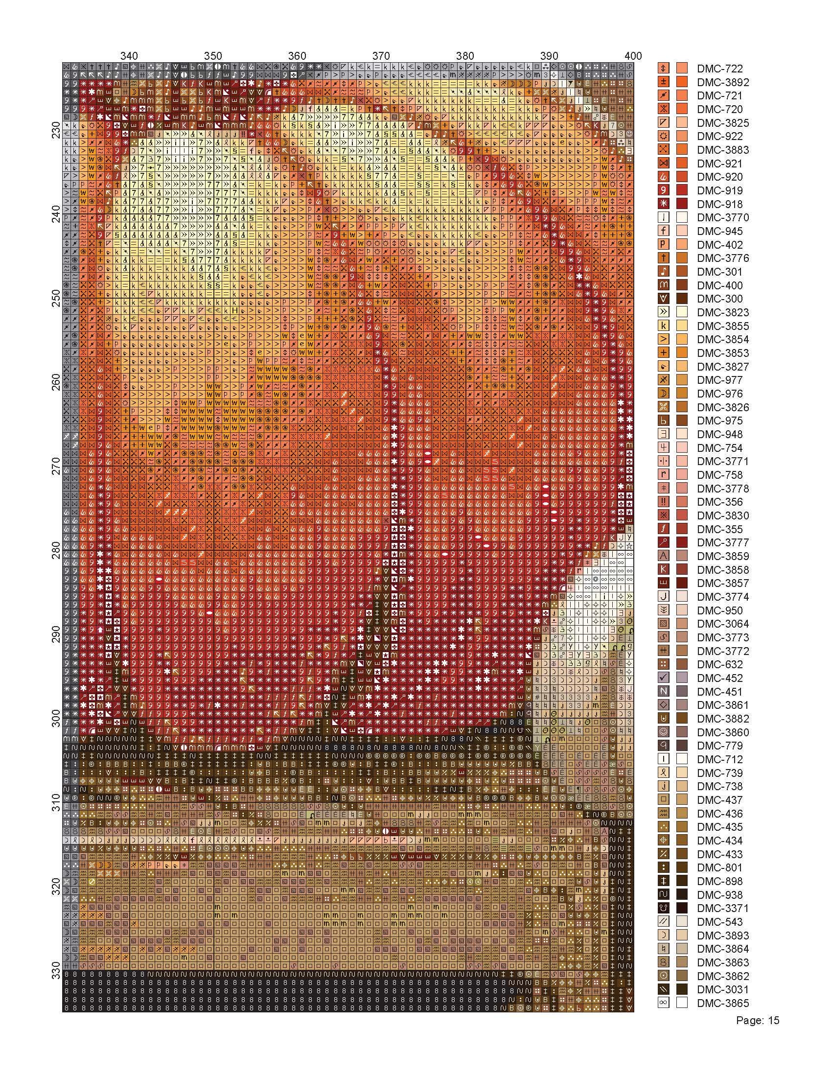 Cross Stitch Pattern Pumpkin Patch Full Coverage - Etsy