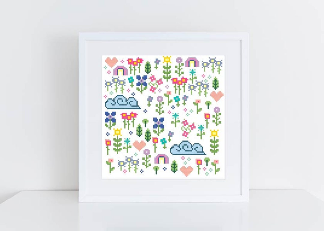 Secret Garden Cross Stitch Pattern - Etsy