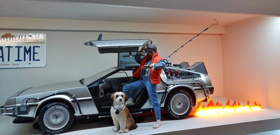 Back To The Future Delorean Fire