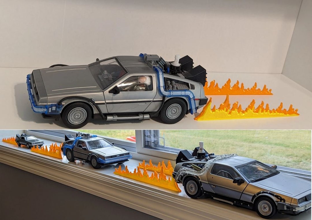 Back To The Future Delorean Fire