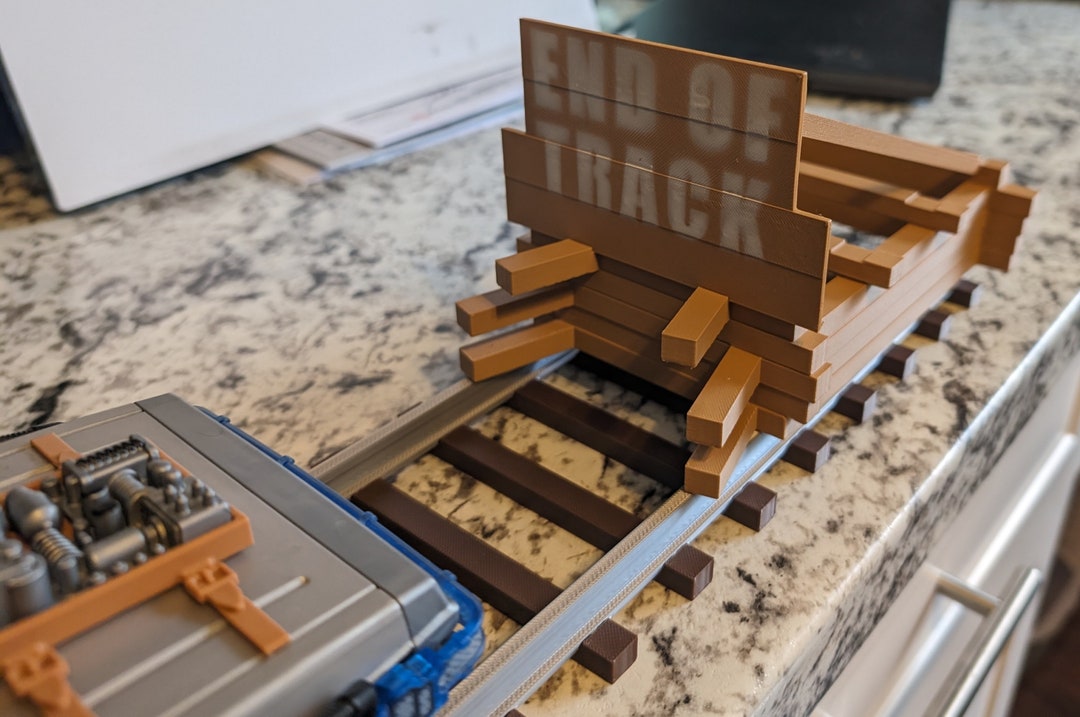 End of Track Barricade for Back to the Future 3 Delorean Models - Etsy