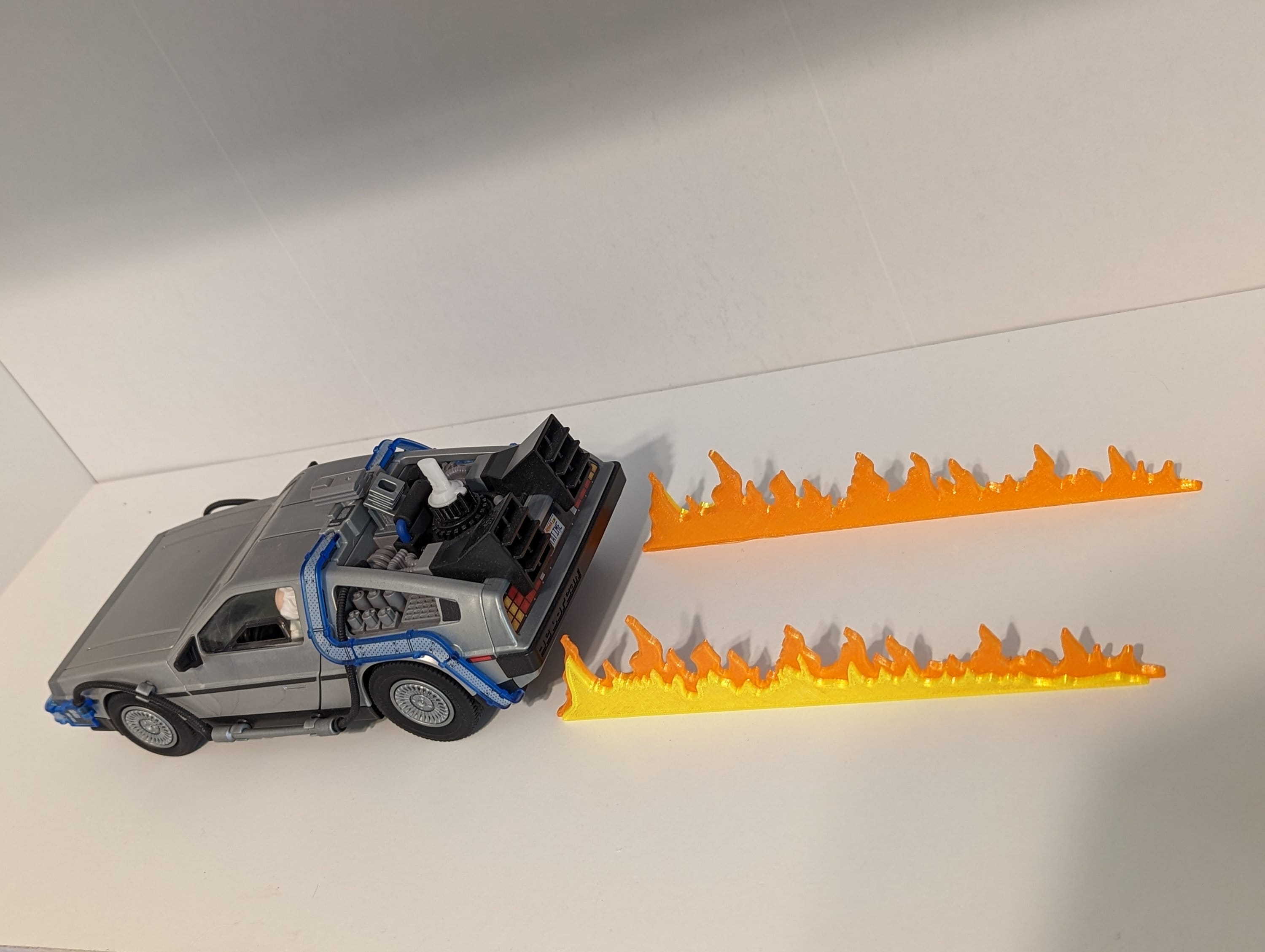 Delorean Back To The Future Flames