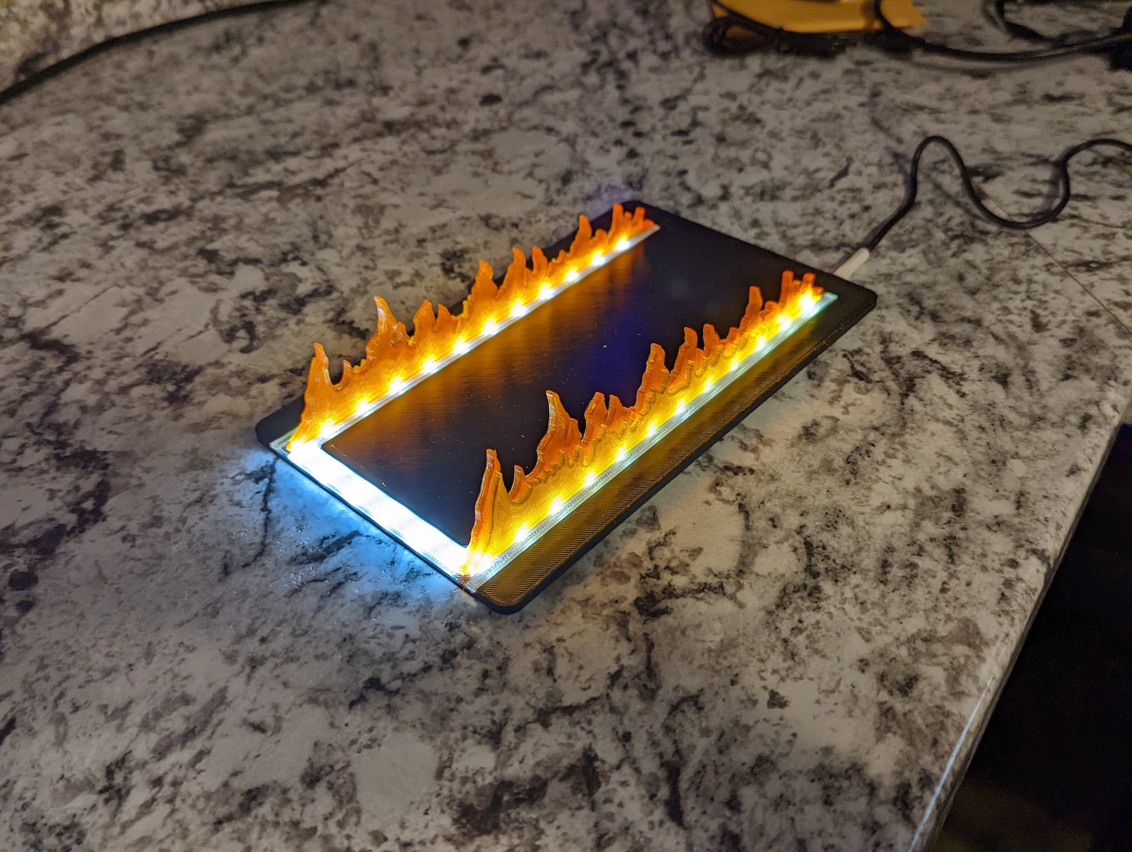 V2 Fire/flame Trails and Light Base for Back to the Future - Etsy