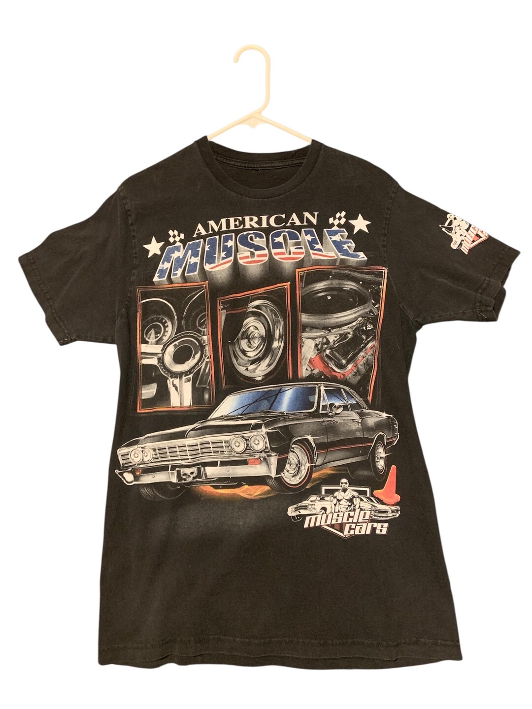 Vintage American Muscle Graphic Tee - Etsy