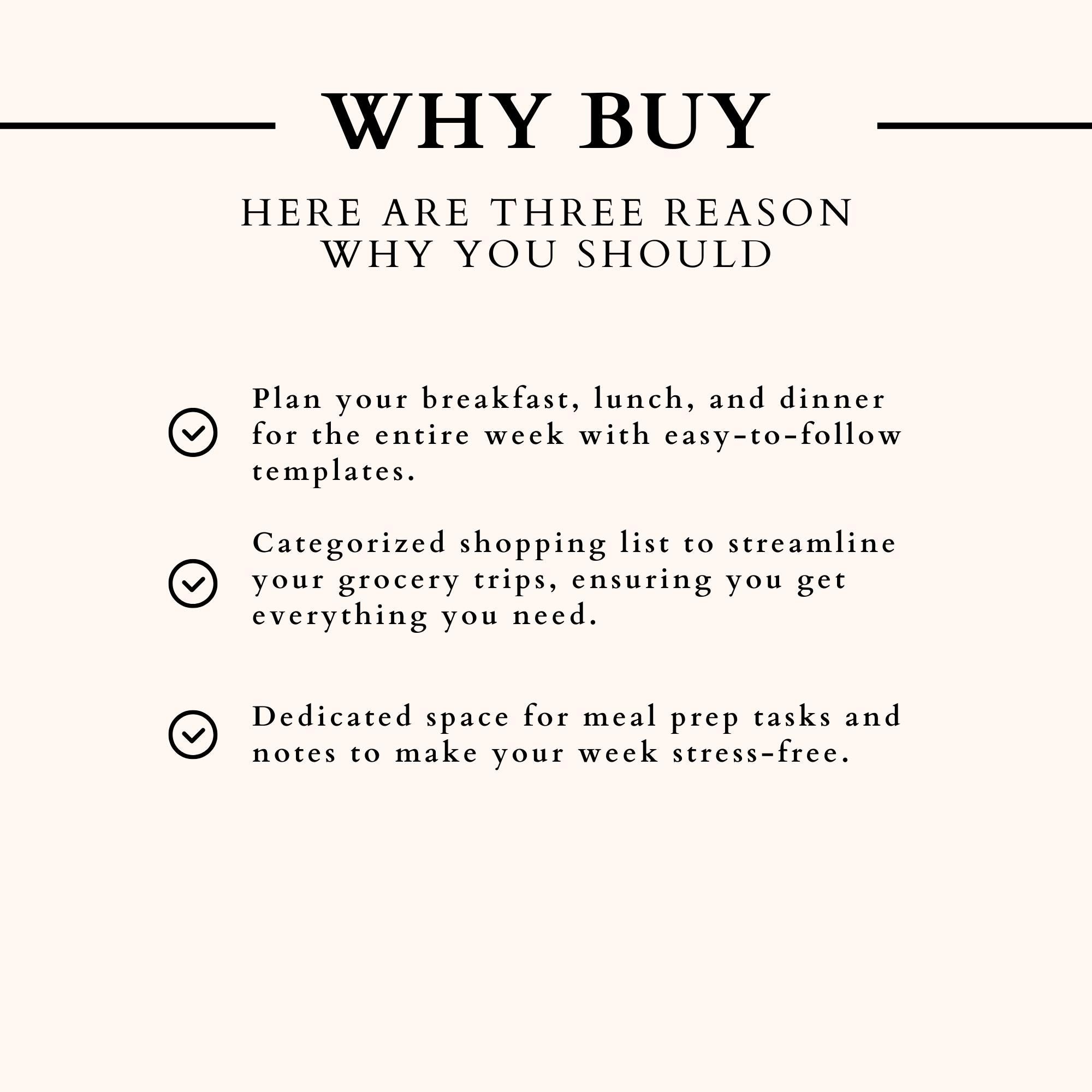 2025 Meal Planner Meal Plan, Food Diary, Daily Menu, Grocery List ...