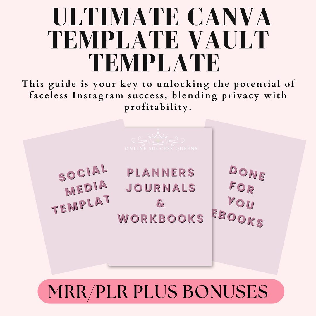 Ultimate Canva Template Vault Template Membership, Templates Canva ...