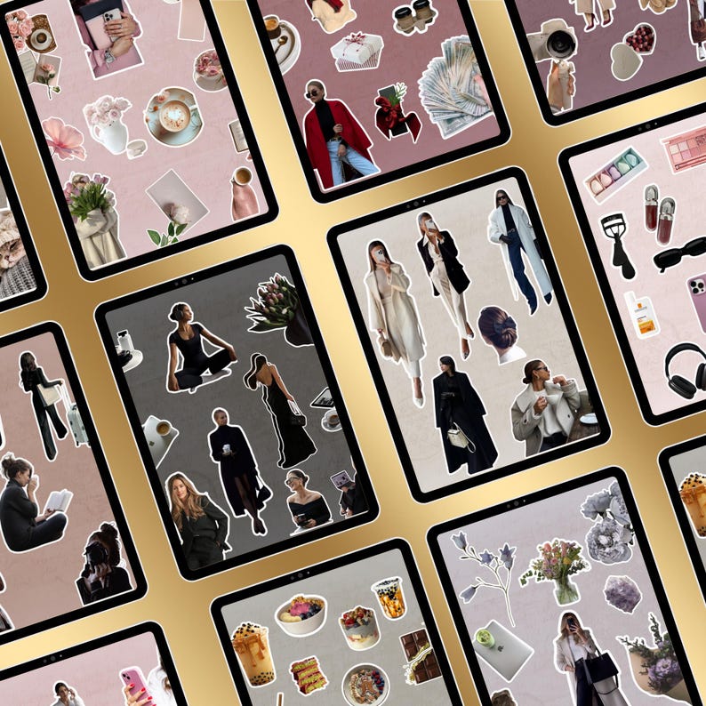 350+ Trendy Stickers Viral Aesthetic Carousel Post Instagram Canva ...