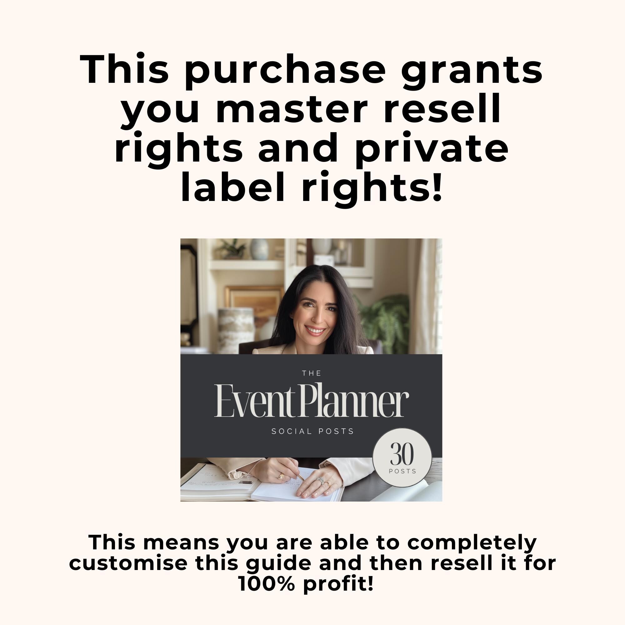 Event Planner Social Media Content, Events and Party Planner Instagram ...