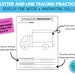 Transportation Trace and Color Worksheets - Etsy