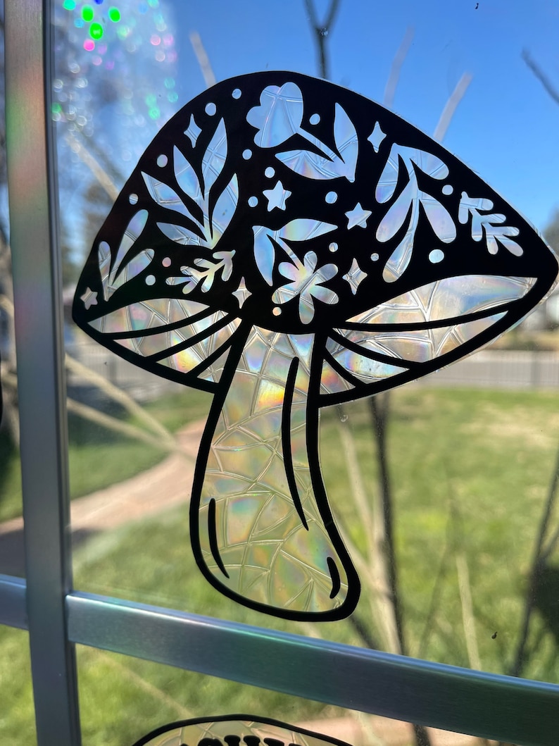 Witchy Window Clings Rainbow Window Clings - Etsy