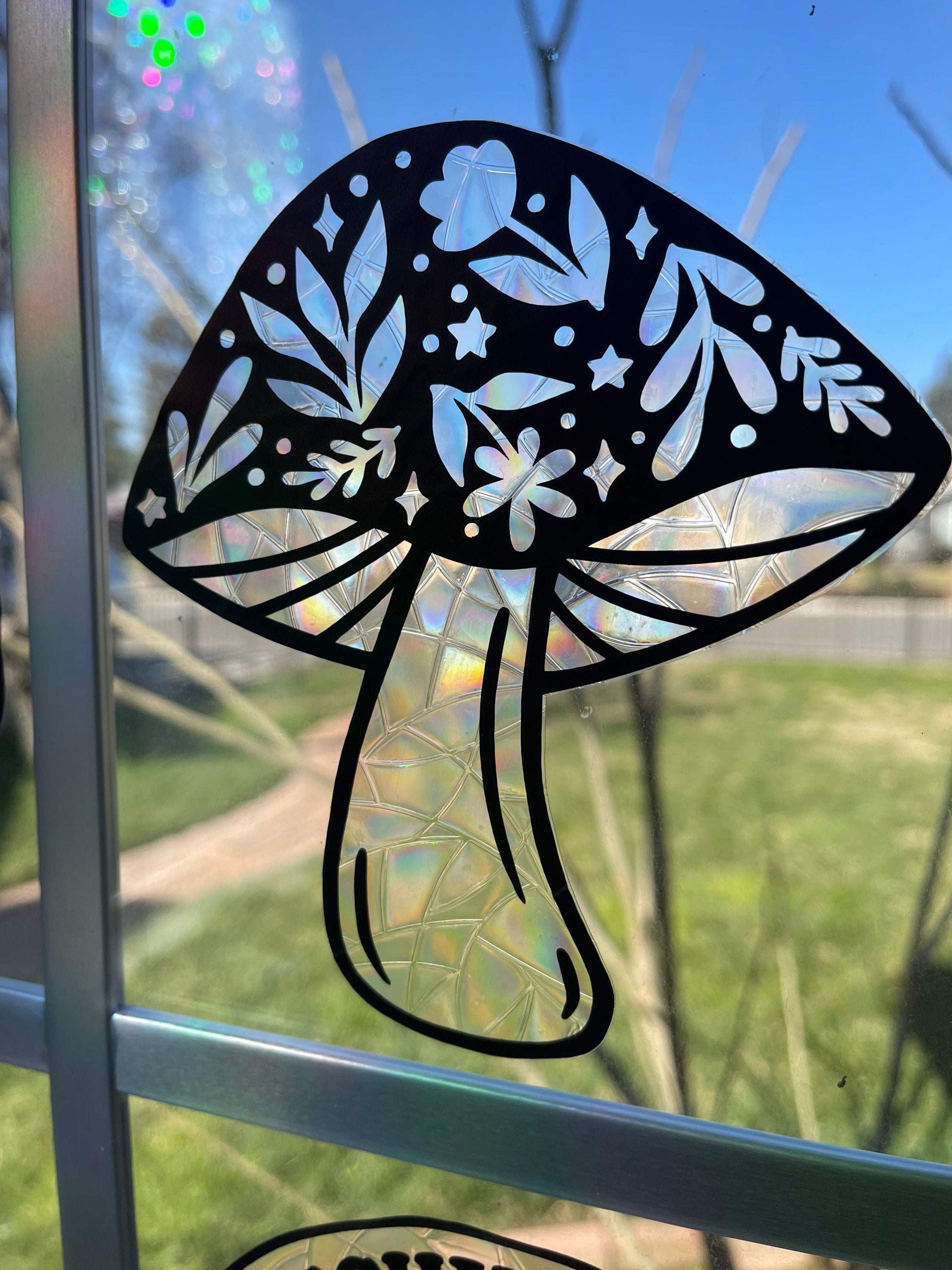 Witchy Window Clings Rainbow Window Clings - Etsy