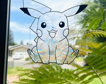 Pikachu Window Cling - Etsy