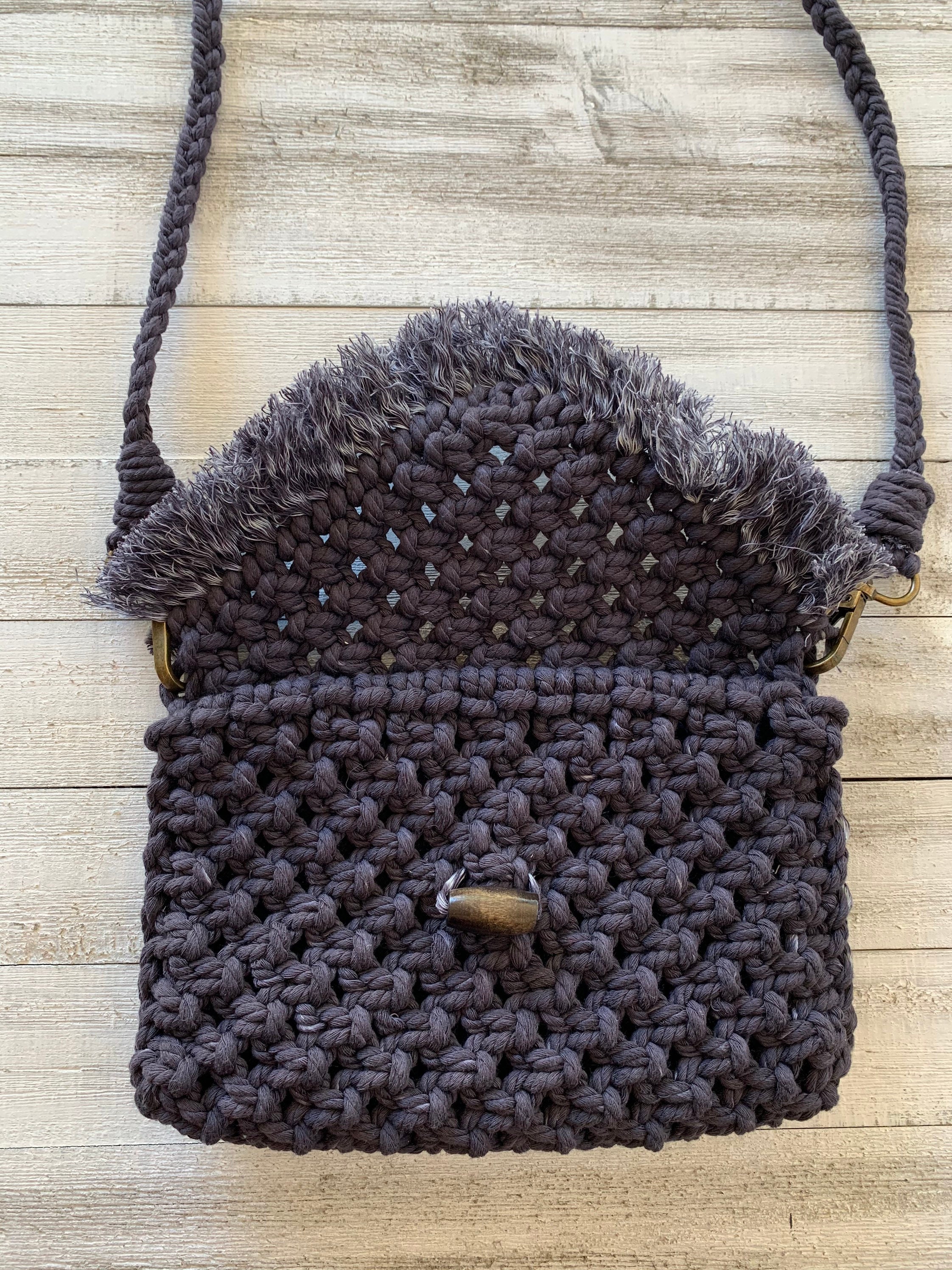Macrame Crossbody Bag Pattern :: Keweenaw Bay Indian Community