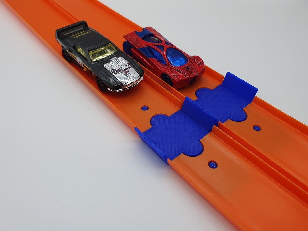Custom Hot Track 6 Track Lane Connectors Toy Car Track Parallel Track ...