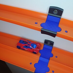 Toy Car Track Wall Mount Kit - 1 Lane Track Wall Mounts or 2 Lane Track ...