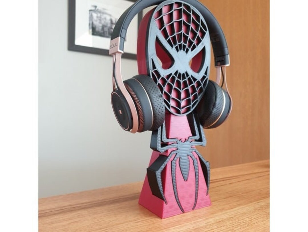 Spider-person Headphone Stand: Fan Art Headset Holder - Etsy Australia