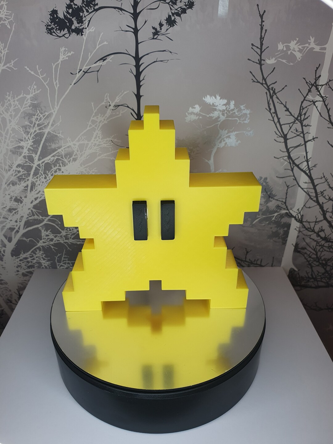 Retro Mario Star Tree Topper: 8-bit Christmas Ornament - Etsy
