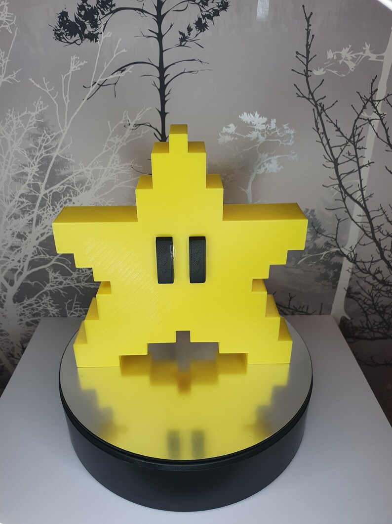 Retro Star Tree Topper Star Mario Star Retro Star super - Etsy