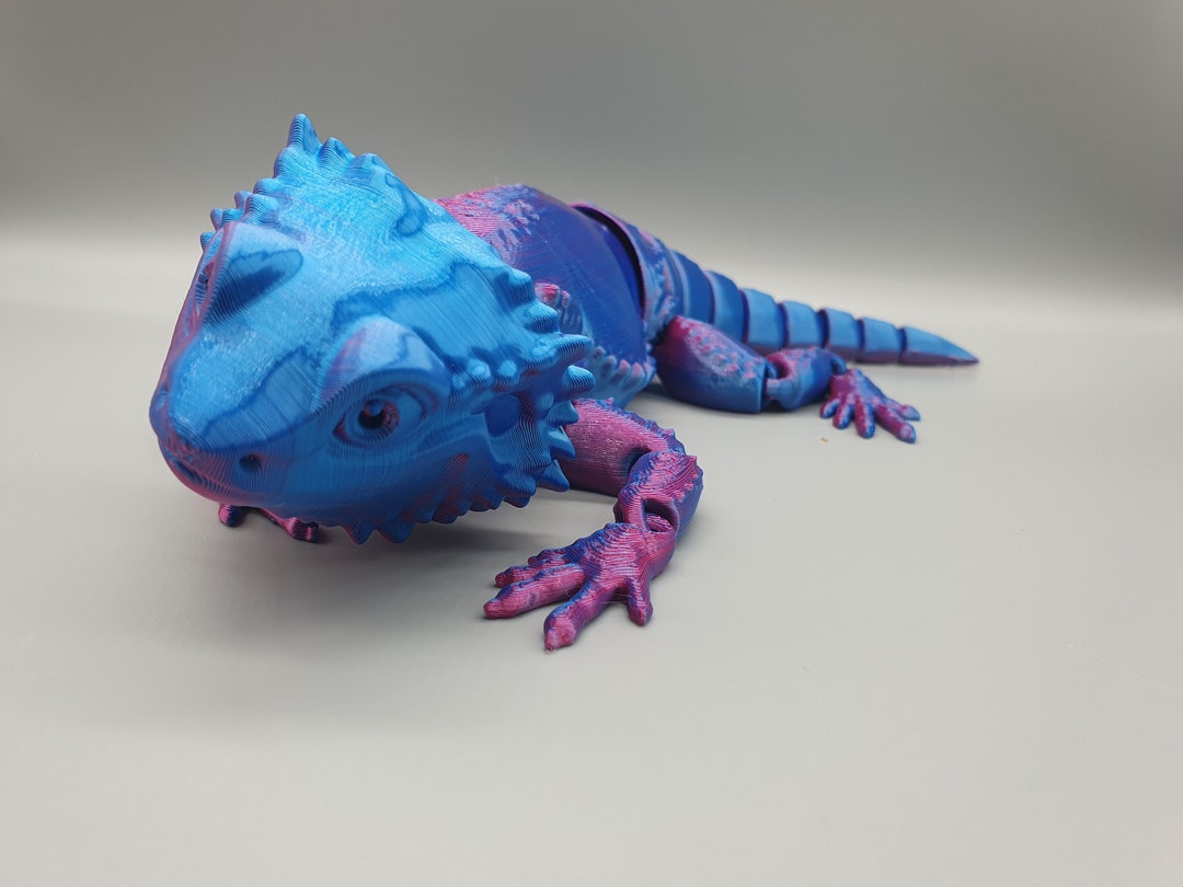 Bearded Dragon Lizard Fidget Toy-must Have Collectible | Dual-tone ...