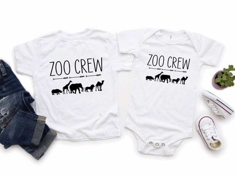 Zoo Crew Shirt Matching Shirt Zoo Trip Family Vacation Kid | Etsy