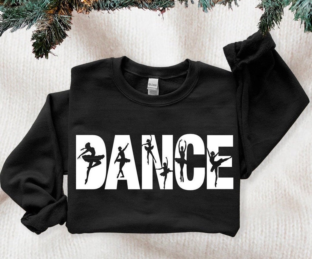 Custom Dance Sweatshirt Fleece Dancer Warm up Crew Gift for Dancer ...