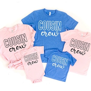 Cousin Crew Shirts for Kids Cousin Crew T Shirts Cousin Shirts Adults New to the Cousin Crew Big ...