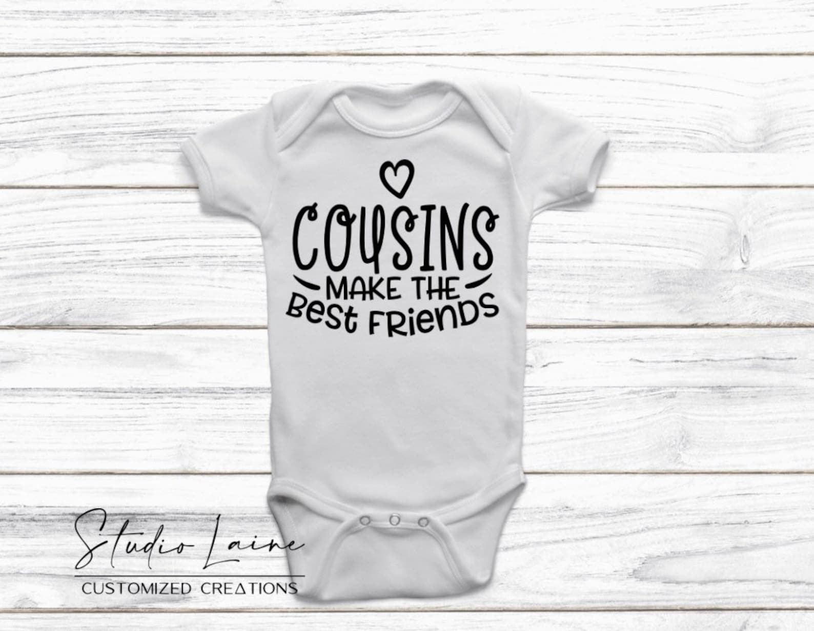Cousins Make the Best Friends Onesie® Baby Shower - Etsy
