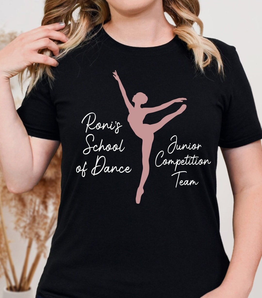 Custom Dance Shirt for Girls Teens Personalized Dancer Shirt Custom ...