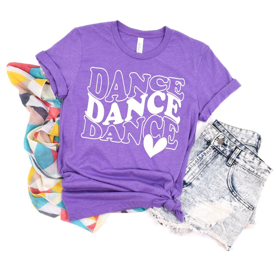 Retro Dance Shirt Dancer Tshirt I Love Dance Dance Recital Gift Dance ...