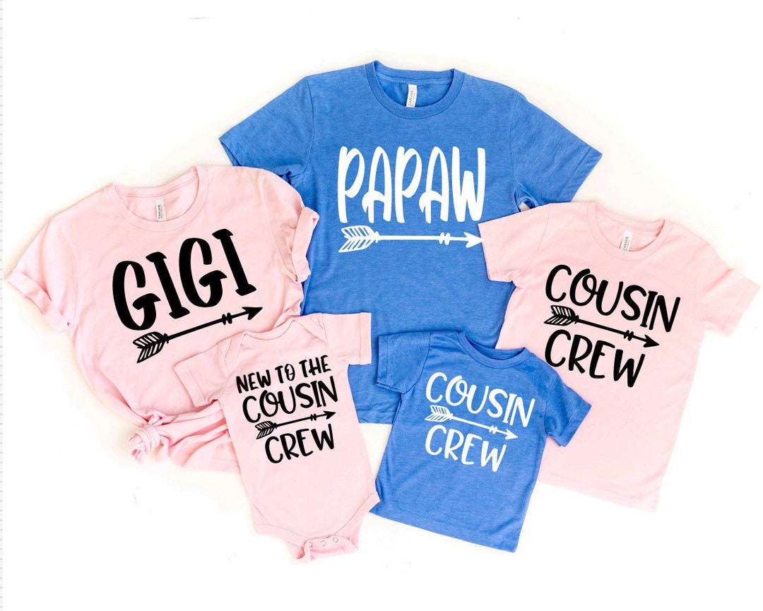 Cousin Crew T-shirt, Matching Cousin Shirts for Kids, Family Cousin ...