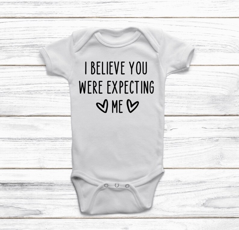 Pregnancy Announcement Onesie® I Believe You Were Expecting - Etsy