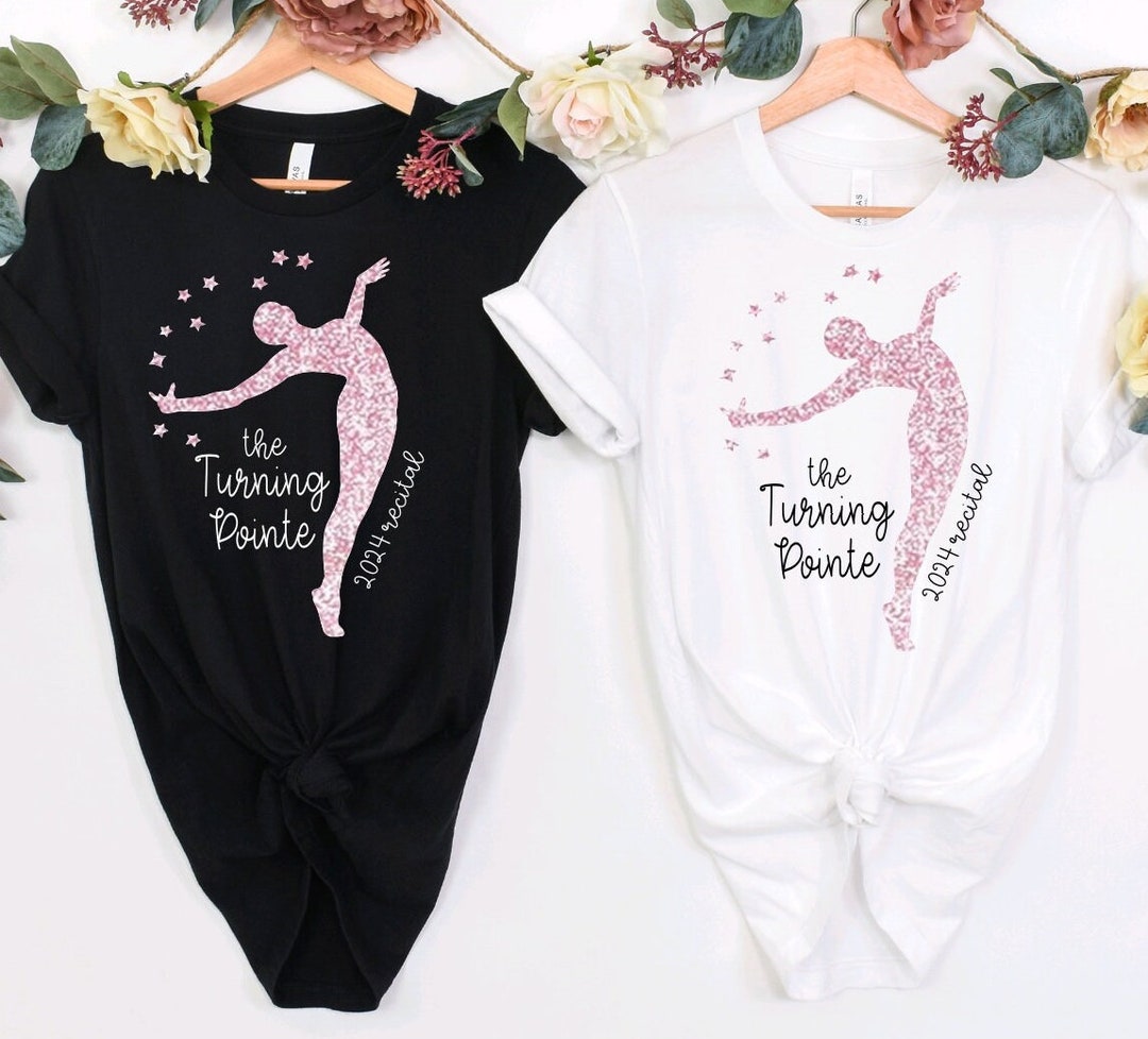 Custom Dance Recital Shirt for Studio Kids Teen Glitter Personalized ...