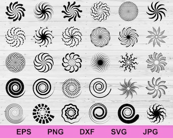 Radial Design Svg | Etsy