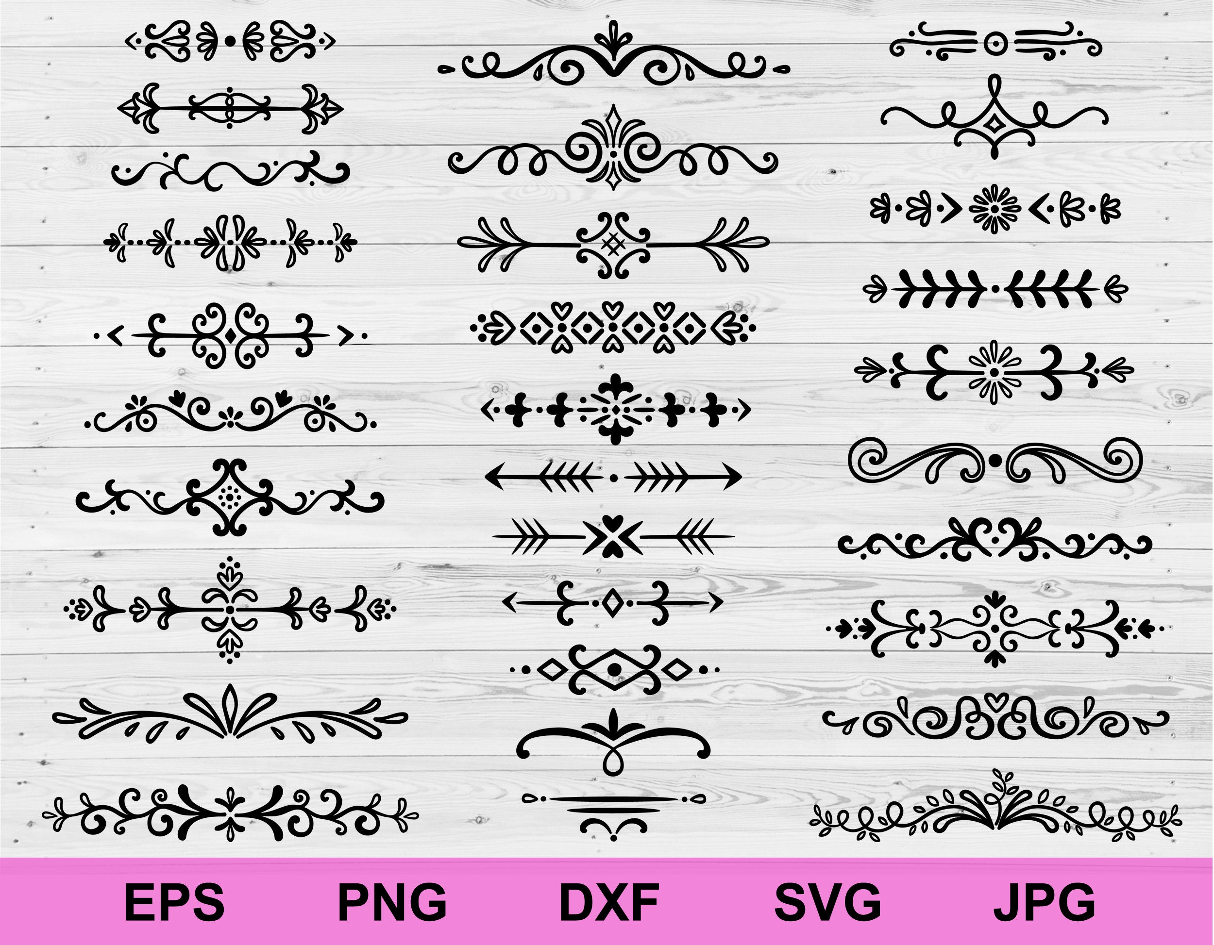 Separator Lines Clipart No Border