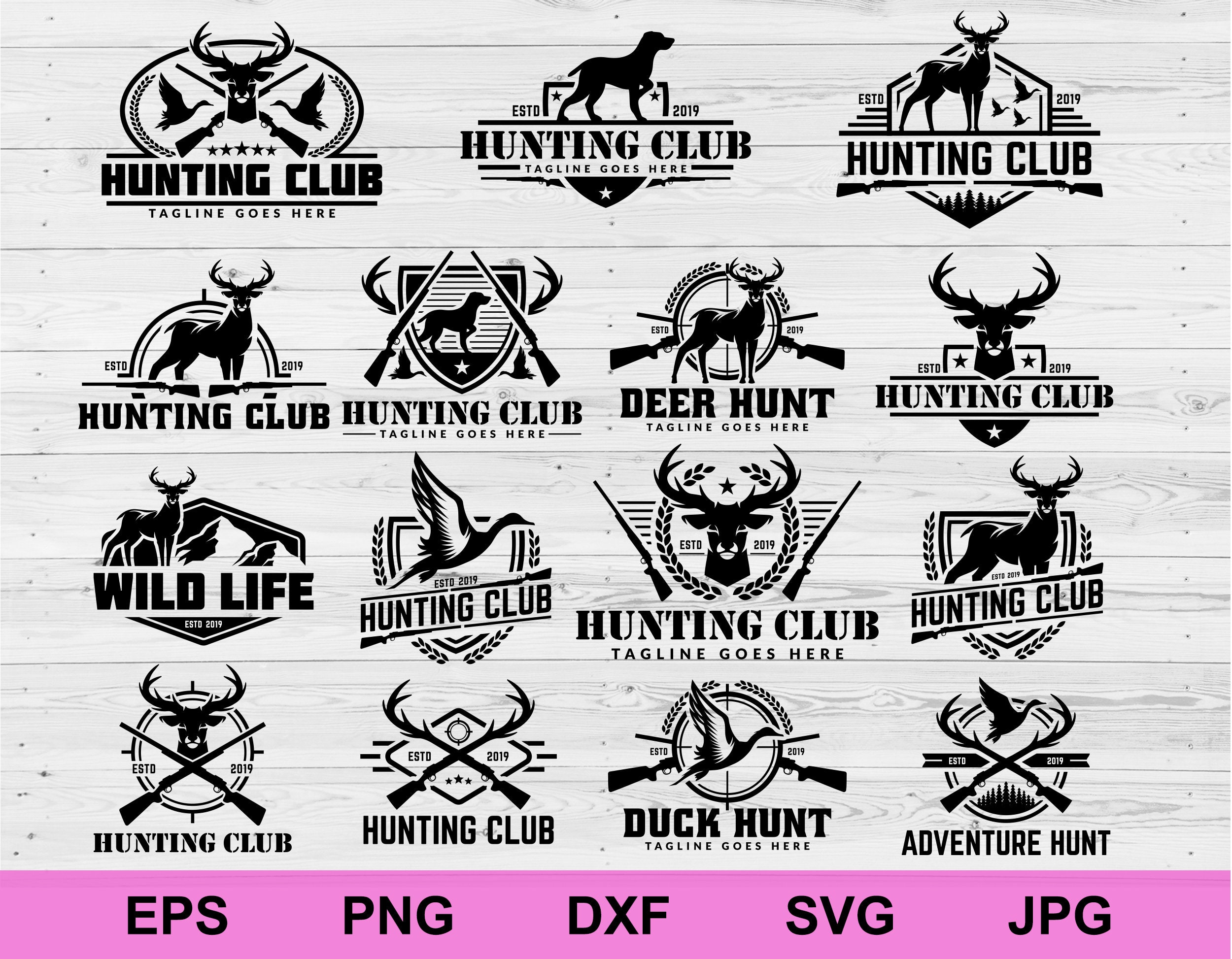 Cool Deer Hunting Logos
