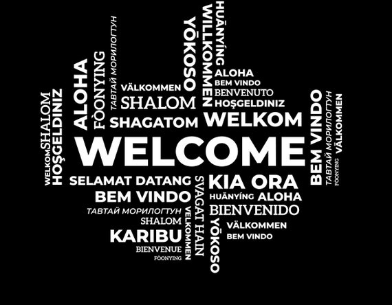Welcome In Different Languages Png