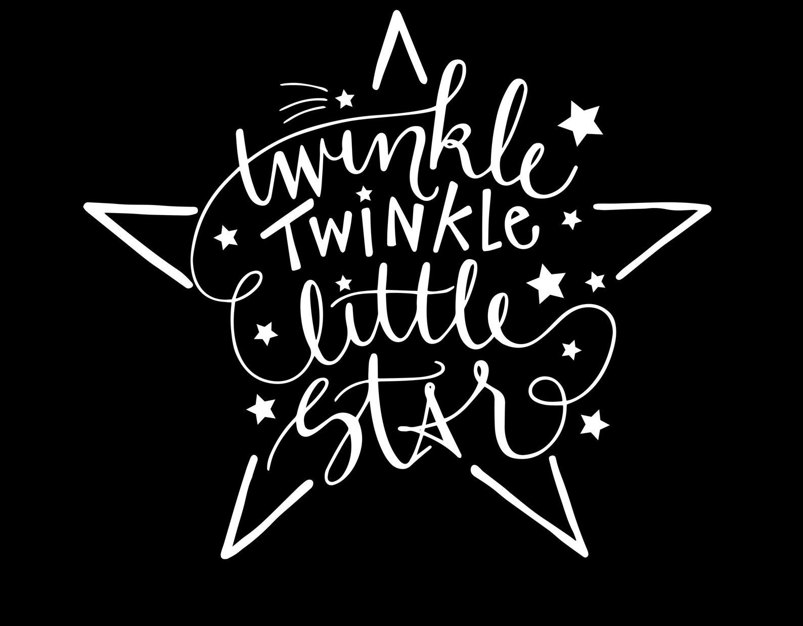 Twinkle Twinkle Little Star Svg, Positive Affirmations Concept Rules ...