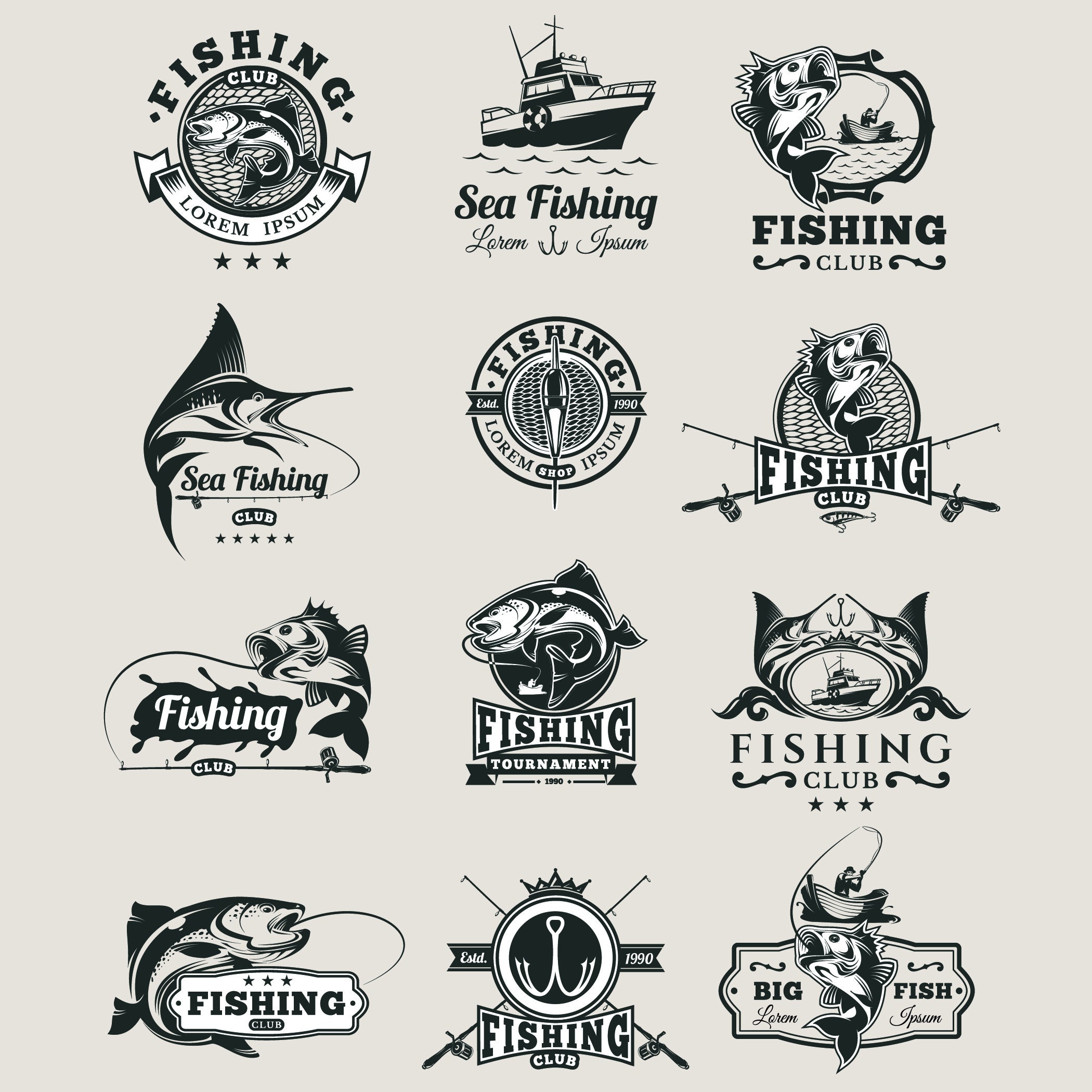 Fishing Team Logos