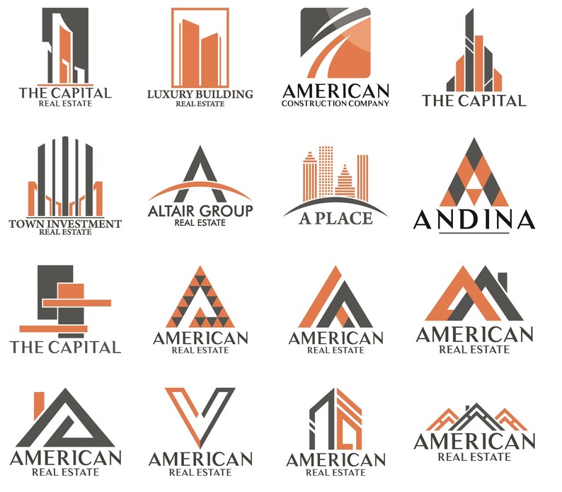Real Estate Logo SVG Bundle: House, Building, Property (digital ...