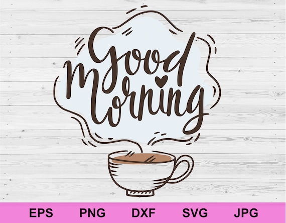 Good morning coffee svg positive affirmations concept rules | Etsy