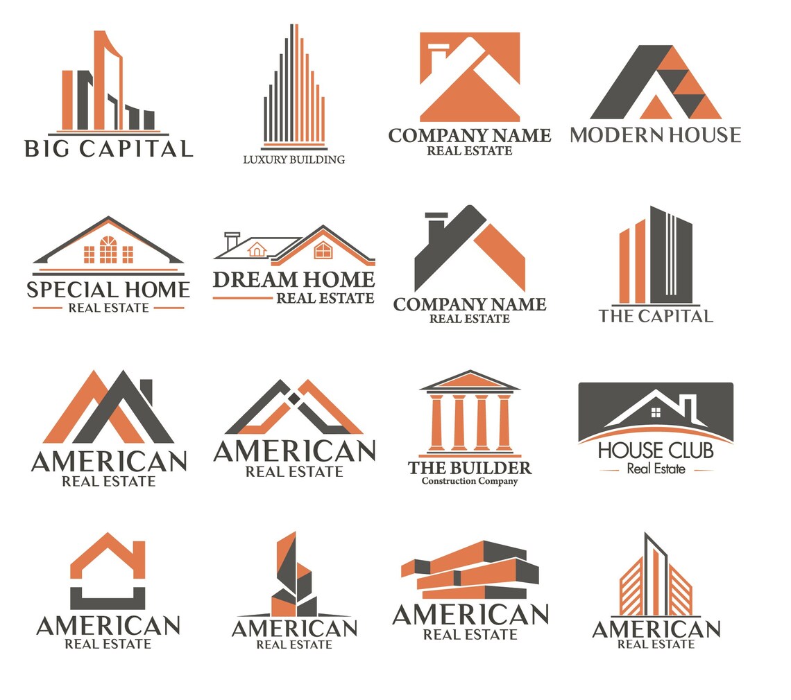 Real Estate Logo SVG Bundle: House, Building, Property (digital ...